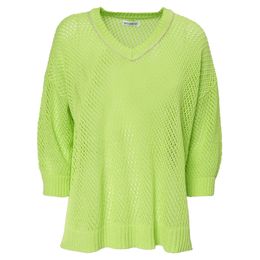 Influencer Pullover Damen Gr&ouml;&szlig;e M limette