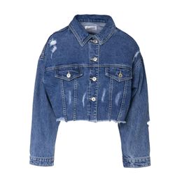 Influencer &Uuml;bergangsjacke Damen Gr&ouml;&szlig;e S blue denim
