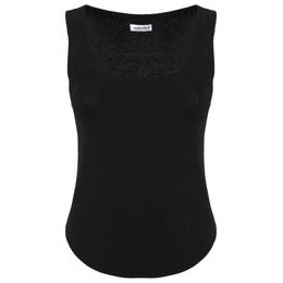 Influencer Stricktop Damen Gr&ouml;&szlig;e M schwarz