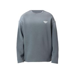 Dandalo Sweatshirt Herren Gr&ouml;&szlig;e XL silbergrau / wei&szlig;