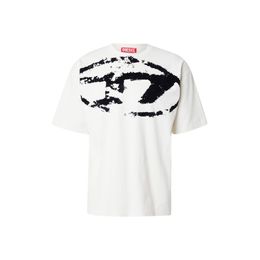 Diesel T-Shirt 'T-BOXT-N14' Herren Gr&ouml;&szlig;e L schwarz / wei&szlig;