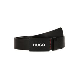 Hugo G&uuml;rtel 'Gilao-Z' Herren Gr&ouml;&szlig;e 105 schwarz / offwhite