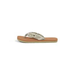 O`Neill O'neill Zehentrenner 'Ditsy Sun' Damen Gr&ouml;&szlig;e 42 khaki / wei&szlig;