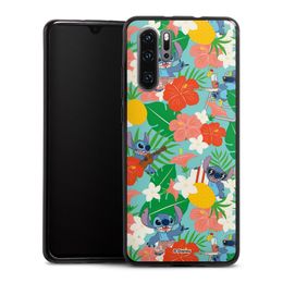 DeinDesign Huawei P30 Pro Handy Silikon H&uuml;lle Case schwarz Handyh&uuml;lle Lilo & Stitch Movie Disney
