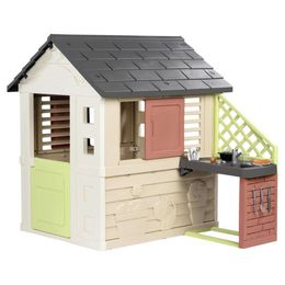 Smoby Spielhaus , Salbeigrün , Kunststoff , 99x114.70x23.60 cm , Outdoor Spielzeug, Spielhäuser