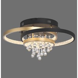Paul Neuhaus Rotazo Deckenleuchte LED Gold, Schwarz, 1-flammig