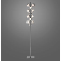 Paul Neuhaus PURE Popup Stehleuchte LED Grau, 12-flammig