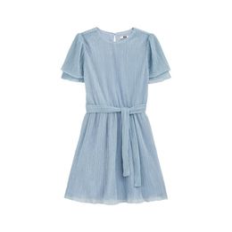 WE Fashion Kleid M&auml;dchen Gr&ouml;&szlig;e 122/128 taubenblau