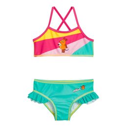 Playshoes Bikini M&auml;dchen Gr&ouml;&szlig;e 86/92 gelb / gr&uuml;n / pink / hellpink