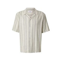 DAN FOX APPAREL Hemd 'Martin' Herren Größe XL dunkelgrau / offwhite
