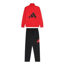 adidas Sportswear Trainingsanzug 'Essentials' Jungen Gr&ouml;&szlig;e 164 rot / schwarz