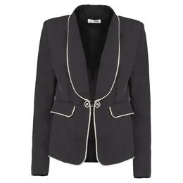 Influencer Blazer female Black size M