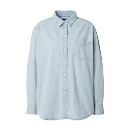 GAP Bluse Damen Gr&ouml;&szlig;e XS hellblau / wei&szlig;