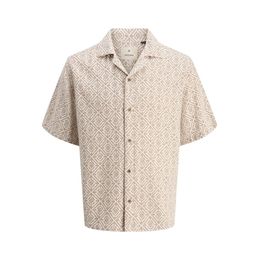 Jack & Jones Jack & Jones Button Up Shirt 'JPRBLUVincent' male Beige size XS