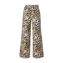 Hoermanseder Hoermanseder x About You Wide Leg Jeans in Leopard Print Damen Größe 29/30 beige / hellbraun / schwarz