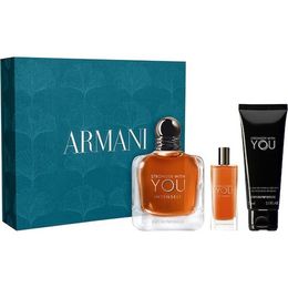 Armani Herrendüfte Emporio Armani You Stronger With You IntenselyGeschenkset Eau de Parfum Spray 100 ml + Travel Spray 15 ml + Shower Gel 75 ml 115 ml