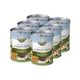 Bellfor Hundefutter Nass mit Insekten - Landgut-Men&uuml; - 6x800g