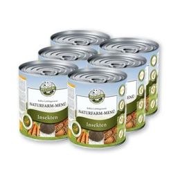 Bellfor Hundefutter Nass mit Insekten - Naturfarm-Men&uuml; - 6x800g