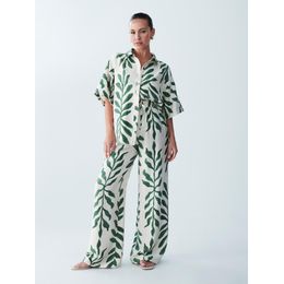 St Mrlo Hose 'Kady' Damen Gr&ouml;&szlig;e 38 jade / wei&szlig;