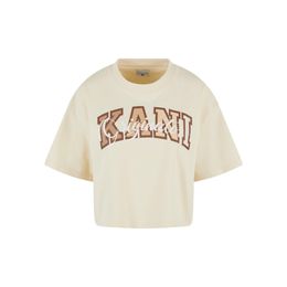 Karl Kani T-Shirt Damen Gr&ouml;&szlig;e S creme / braun / offwhite