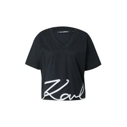 K by KARL LAGERFELD Karl Lagerfeld T-Shirt Damen Gr&ouml;&szlig;e XL schwarz / offwhite