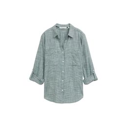 Tom Tailor Bluse Damen Gr&ouml;&szlig;e XS/S jade / wei&szlig;