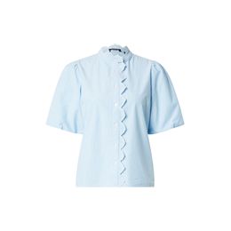Mexx Bluse Damen Gr&ouml;&szlig;e L hellblau / wei&szlig;