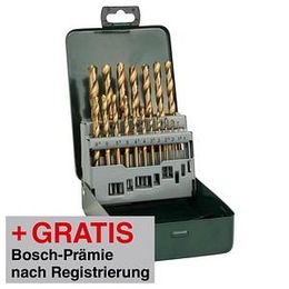 AKTION: Bosch HSS-TiN Metallbohrer-Set, 19-teilig mit Prämie nach Registrierung