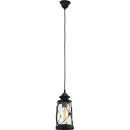 Eglo 49213 BRADFORD E27 Hängeleuchte Ø140mm Schwarz