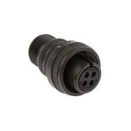 Amphenol Industrial MS3106A 4 Way Cable Mount MIL Spec Circular Connector, Socket Contacts,Shell Size 14S, Screw Coupling - MS3106A-14S-2S