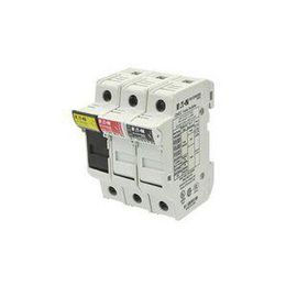 Eaton 30 A-Sicherungshalter f&uuml;r Schienenmontage f&uuml;r 10 x 38 mm-Sicherung, 3P, 600 V AC - CHCC3DU