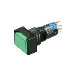 Idec Leuchtdruckschalter Tastend 2 Wechsler 24 VDC / 220 VAC LED Gr&uuml;n - AL6H-M24PG