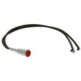 arcolectric Red Neon Panel Mount Indicator, 230V ac, 8mm Mounting Hole Size, Lead Wires Termination - L295000NAA