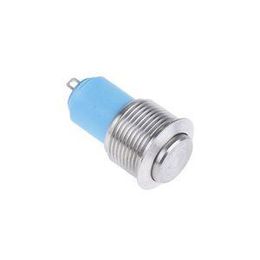 APEM Push Button Switch, Latching, 16.2mm Cutout, SPST, 48V dc, IP65 - AV0611A240K