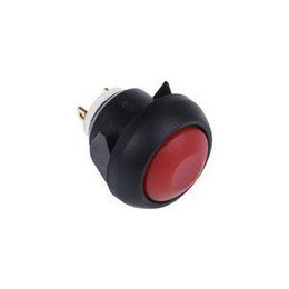 APEM Miniature Push Button Switch, Momentary, Panel Mount, 13.6mm Cutout, SPST, 32V ac, IP67 - IBR3SAD6