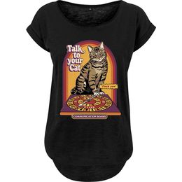 Steven Rhodes Talk To Your Cat T-Shirt schwarz in XL POF - BY036
