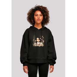 Sweatshirt F4NT4STIC "Ostern K&uuml;ken Ei Blumen", Damen, Gr. 4XL, schwarz, Obermaterial: 100% Baumwolle, oversize, ohne B&uuml;ndchen, Sweatshirts Sweatshirt, Premium Qualit&auml;t
