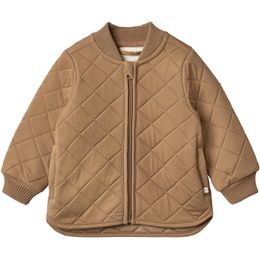 Outdoorjacke Wheat "Thermo Jacket Loui", Baby, Gr. 86, braun (hazel), Web, Obermaterial: 100% Polyester, unifarben, casual, regular fit, Langarm, Jacken, wasserdicht