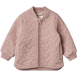 Outdoorjacke Wheat "Thermo Jacket Loui", Baby, Gr. 86, warm rose, Web, Obermaterial: 100% Polyester, unifarben, casual, regular fit, Langarm, Jacken, wasserdicht