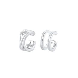 Elli Earcuff Damen Gr&ouml;&szlig;e One Size silber