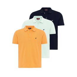 Williot T-Shirt Herren Gr&ouml;&szlig;e M navy / mint / orange