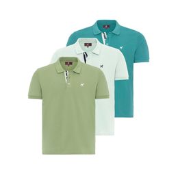 Williot Poloshirt Herren Gr&ouml;&szlig;e S t&uuml;rkis / gr&uuml;n / pastellgr&uuml;n