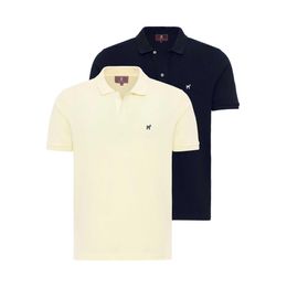 Williot Poloshirt Herren Gr&ouml;&szlig;e S marine / hellgelb