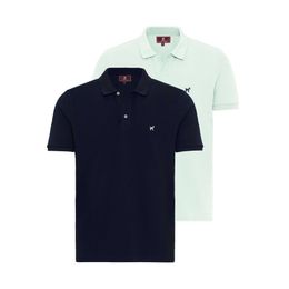 Williot Poloshirt Herren Gr&ouml;&szlig;e XXL nachtblau / mint