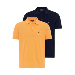 Williot Poloshirt 'Pisa' Herren Gr&ouml;&szlig;e XL marine / orange