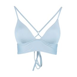 Trendyol Bikinitop Damen Gr&ouml;&szlig;e 70 rauchblau / himmelblau