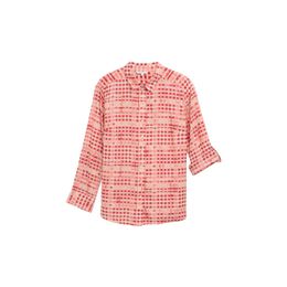 Tom Tailor Damen Plus Size - Bluse mit Muster, rot, Kariert, Gr. 46
