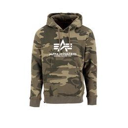 Alpha Industries Sweatshirt Herren Gr&ouml;&szlig;e 5XL braun / oliv / wei&szlig;