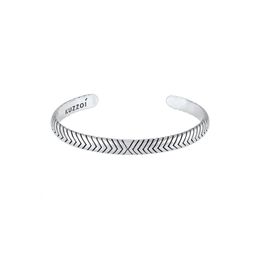 Kuzzoi Armband Herren Gr&ouml;&szlig;e 19 silber