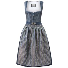 Stockerpoint Dirndl 'Mallaury' Damen Gr&ouml;&szlig;e 46 blau / grau